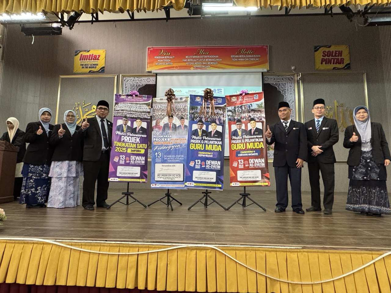 Majlis Pelancaran Projek Tingkatan 1 – 4 & Guru Muda Tingkatan 2 – 4 ...